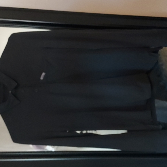 Figs | Tops | Figs Pro Pique Long Sleeved Polo Top Black | Poshmark